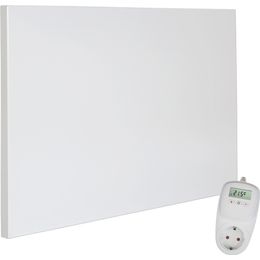 VIESTA® Infrarot Wandheizung mit Thermostat [INKL. TH10 THERMOSTAT] – Infrarotheizung Wandmontage Heizkörper – Carbon Crystal Infrarotheizung – Paneel Badezimmer geeignet – (Modell H300 - 300W)