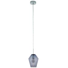 Eglo 96773 Murmillo Hängeleuchte E27 chrom schwarz transparent
