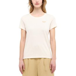 Mustang Kurzarmshirt &raquo;Damen Style Alma&laquo; offwhite M M L&auml;ssiger Schnitt