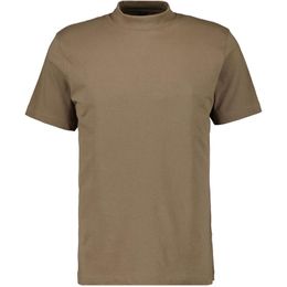 Ragman Stehkragenshirt Kastanie-089 L L Stehkragen