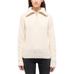 Mustang Sweater »Damen Style Madera« weiß S S Lässiger Schnitt