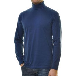 Ragman Rollkragenshirt Mitternachtsblau L L Rollkragen