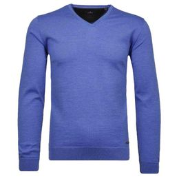 Ragman Rundhalspullover Blau-Melange-782 52 52 Pullover