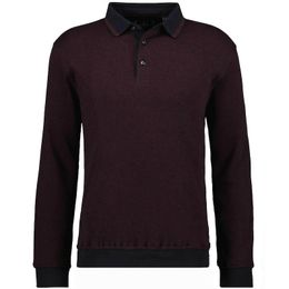 Ragman Sweatshirt Schwarz L5052 L5052 Polo-Kragen mit Tipping