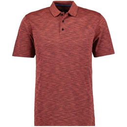 Ragman Poloshirt Blau-Rot-761 M M Modisches Flammdesign