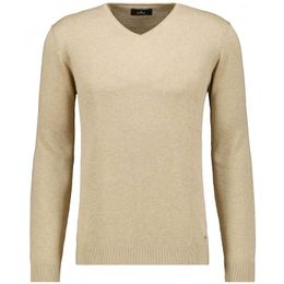 Ragman V-Ausschnitt-Pullover Beige-Melange 56 56 Strickpullover