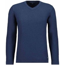 Ragman Herren Ragman Rundhalspullover blau 56