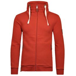 Ragman Sweatjacke Rostrot-063 M4850 M4850 Hoher Kragen