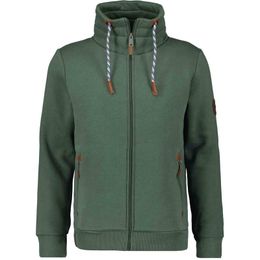 Ragman Sweatjacke Thymian-348 L5052 L5052 Hoher Kragen