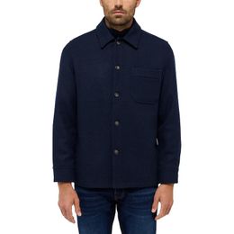 Mustang Langarmhemd »Herren Style Dayton« Blau 4136 3XL - US-Größen US-Größen 3XL Lockerer Schnitt