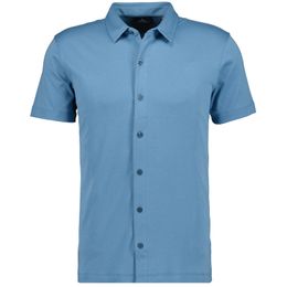 Ragman Herren Poloshirt, blau, Gr. S, Baumwolle, Shirts