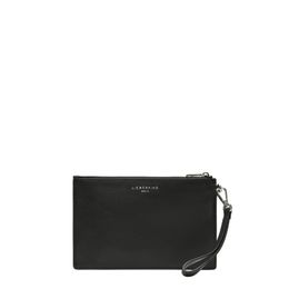 Damen Kosmetiktasche "Pouch Accessories OTHER SLGs/ SOFT NAPPA", Liebeskind Berlin, schwarz, Leder, Taschen