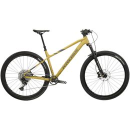 KROSS Mountainbike "KROSS MTB Hardtail Level 6.0 29" braun 12 G&auml;nge", 41cm, 29 Zoll (73,66cm) hinten: 29 Zoll (73,66cm), braun, Fahrr&auml;der