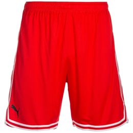 Puma Sportshorts 'Hoops Team Game' Herren Gr&ouml;&szlig;e XXS rot / schwarz / wei&szlig;