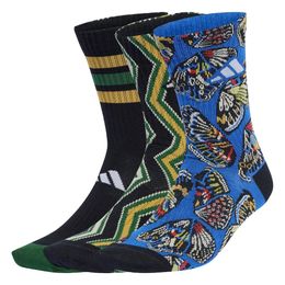 adidas Sportswear Athletic Socks 'x Farm' male Blue, Black size 40-42