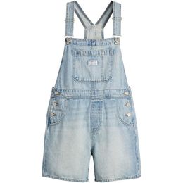 Levi's LEVI'S Latzjeans 'Utility Shortall' Damen Gr&ouml;&szlig;e M hellblau