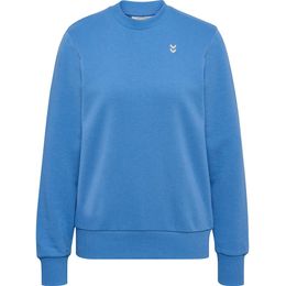 Hummel Sweatshirt 'Pulse' Damen Gr&ouml;&szlig;e M ecru / blau