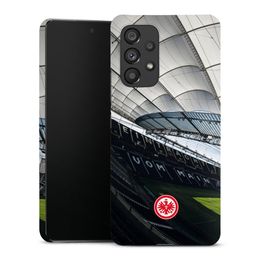 DeinDesign Galaxy A53 5G Handy Premium Case Smartphone Handyh&uuml;lle Schutzh&uuml;lle matt Eintracht Frankfurt Official Licensed Product Stadium Premium Case