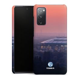 DeinDesign Galaxy S20 FE Handy Premium Case Smartphone Handyh&uuml;lle Schutzh&uuml;lle matt Official Licensed Product Stadium Fc Schalke 04 Premium Case