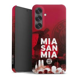 DeinDesign Galaxy S25 Handy Premium Case Smartphone Handyh&uuml;lle Schutzh&uuml;lle matt Mia San Mia Fcb Fc Bayern M&uuml;nchen Premium Case