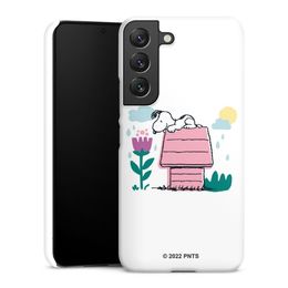 DeinDesign Galaxy S22 Handy Premium Case Smartphone Handyh&uuml;lle Schutzh&uuml;lle matt Snoopy Dog Official Licensed Product Premium Case