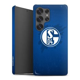 DeinDesign Galaxy S25 Ultra Handy Premium Case Smartphone Handyh&uuml;lle Schutzh&uuml;lle gl&auml;nzend Official Licensed Product Fc Schalke 04 Schalke 04 Premium Case