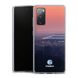 DeinDesign Galaxy S20 FE 5G Handy Silikon H&uuml;lle Case transparent Handyh&uuml;lle Official Licensed Product Stadium Fc Schalke 04 Silikon Case