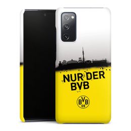 DeinDesign Galaxy S20 FE Handy Premium Case Smartphone Handyh&uuml;lle Schutzh&uuml;lle matt Borussia Dortmund Statement Bvb Premium Case