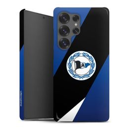 DeinDesign Galaxy S25 Ultra Handy Premium Case Smartphone Handyh&uuml;lle Schutzh&uuml;lle gl&auml;nzend Official Licensed Product Dsc Arminia Bielefeld Premium Case