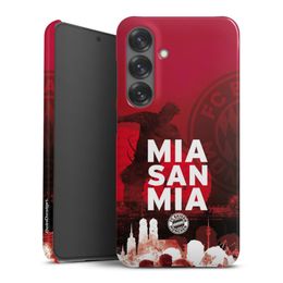 DeinDesign Galaxy S25 Handy Premium Case Smartphone Handyh&uuml;lle Schutzh&uuml;lle gl&auml;nzend Mia San Mia Fcb Fc Bayern M&uuml;nchen Premium Case