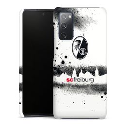 DeinDesign Galaxy S20 FE Handy Premium Case Smartphone Handyh&uuml;lle Schutzh&uuml;lle matt Logo Sc Freiburg Skyline Premium Case
