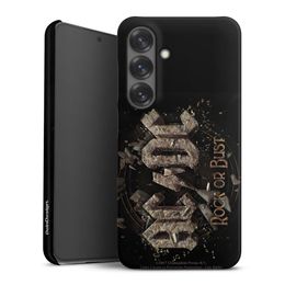 DeinDesign Galaxy S25 Handy Premium Case Smartphone Handyh&uuml;lle Schutzh&uuml;lle matt Official Licensed Product Rock Or Bust Acdc Premium Case