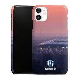 DeinDesign iPhone 11 Handy Premium Case Smartphone Handyh&uuml;lle Schutzh&uuml;lle gl&auml;nzend Official Licensed Product Stadium Fc Schalke 04 Premium Case