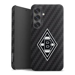 DeinDesign Galaxy S25 Handy Premium Case Smartphone Handyh&uuml;lle Schutzh&uuml;lle matt Borussia M&ouml;nchengladbach Carbon Gladbach Premium Case