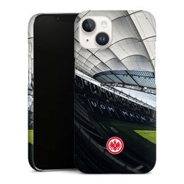 DeinDesign iPhone 14 Handy Premium Case Smartphone Handyh&uuml;lle Schutzh&uuml;lle matt Eintracht Frankfurt Stadium Official Licensed Product Premium Case