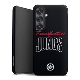 DeinDesign Galaxy S25 Handy Premium Case Smartphone Handyh&uuml;lle Schutzh&uuml;lle gl&auml;nzend Eintracht Frankfurt Sge Official Licensed Product Premium Case