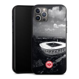 DeinDesign iPhone 12 Pro Handy Silikon H&uuml;lle Case schwarz Handyh&uuml;lle Eintracht Frankfurt Sge Stadium