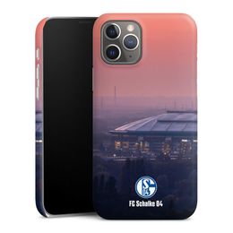 DeinDesign iPhone 12 Pro Handy Premium Case Smartphone Handyh&uuml;lle Schutzh&uuml;lle matt Fc Schalke 04 Official Licensed Product Stadium Premium Case