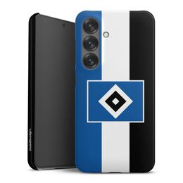 DeinDesign Galaxy S25 Handy Premium Case Smartphone Handyh&uuml;lle Schutzh&uuml;lle matt Stripes Hamburger Sv Hsv Premium Case