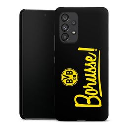 DeinDesign Galaxy A53 5G Handy Premium Case Smartphone Handyh&uuml;lle Schutzh&uuml;lle matt Bvb Borussia Dortmund Borusse Premium Case