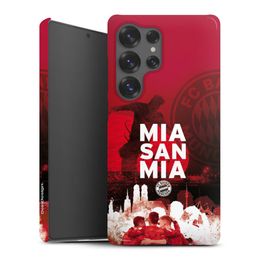 DeinDesign Galaxy S25 Ultra Handy Premium Case Smartphone Handyh&uuml;lle Schutzh&uuml;lle gl&auml;nzend Mia San Mia Fcb Fc Bayern M&uuml;nchen Premium Case