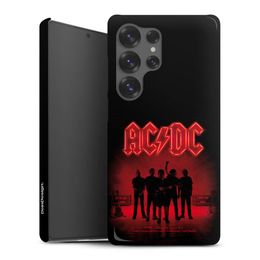 DeinDesign Galaxy S25 Ultra Handy Premium Case Smartphone Handyh&uuml;lle Schutzh&uuml;lle gl&auml;nzend Band Acdc Official Licensed Product Premium Case