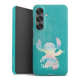 DeinDesign Galaxy S25 Handy Premium Case Smartphone Handyh&uuml;lle Schutzh&uuml;lle matt Lilo & Stitch Official Licensed Product Disney Premium Case