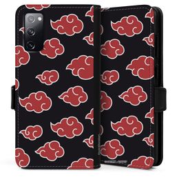 DeinDesign Galaxy S20 Handy Klapph&uuml;lle Handyh&uuml;lle aus Kunst Leder schwarz Flip Case Akatsuki Official Licensed Product Naruto Shippuden Sideflip mit Lasche