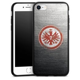 DeinDesign iPhone SE (2022) Handy Slim Case extra d&uuml;nn Silikon Handyh&uuml;lle schwarz H&uuml;lle Sge Eintracht Frankfurt Logo Silikon Slim Case