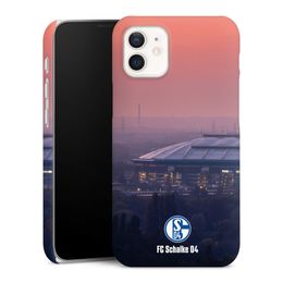 DeinDesign iPhone 12 mini Handy Premium Case Smartphone Handyh&uuml;lle Schutzh&uuml;lle matt Official Licensed Product Fc Schalke 04 Stadium Premium Case