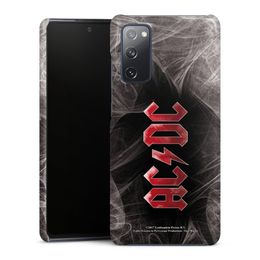 DeinDesign Galaxy S20 FE Handy Premium Case Smartphone Handyh&uuml;lle Schutzh&uuml;lle gl&auml;nzend Acdc Merchandise Logo Premium Case