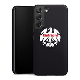 DeinDesign Galaxy S22 Handy Premium Case Smartphone Handyh&uuml;lle Schutzh&uuml;lle gl&auml;nzend Eagle Retro Logo Premium Case