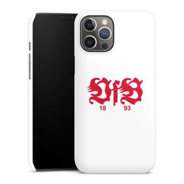 DeinDesign iPhone 12 Pro Max Handy Premium Case Smartphone Handyh&uuml;lle Schutzh&uuml;lle matt Official Licensed Product Vfb Stuttgart Lettering Premium Case