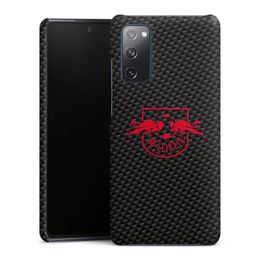 DeinDesign Galaxy S20 FE 5G Handy Premium Case Smartphone Handyh&uuml;lle Schutzh&uuml;lle matt Official Licensed Product Carbon Rb Leipzig Premium Case
